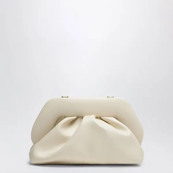 THEMOIRE Butter Cream Polyurethane Handbag - White