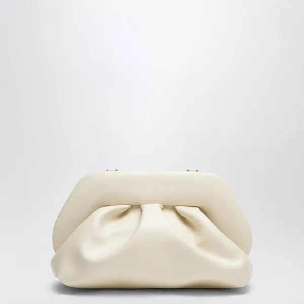 THEMOIRE Butter Cream Polyurethane Handbag - White