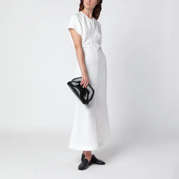 THEMOIRE Shirred Sculptural Polyurethane Handbag
