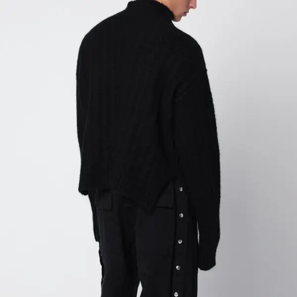 Rick Owens Turtle Sweater In Cashmere And Silk
