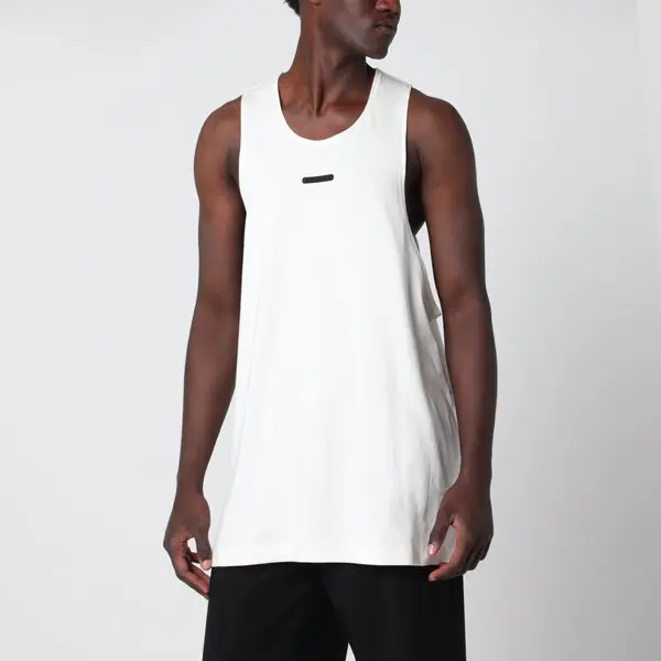 Fear Of God Essential Ivory Cotton Tank Top