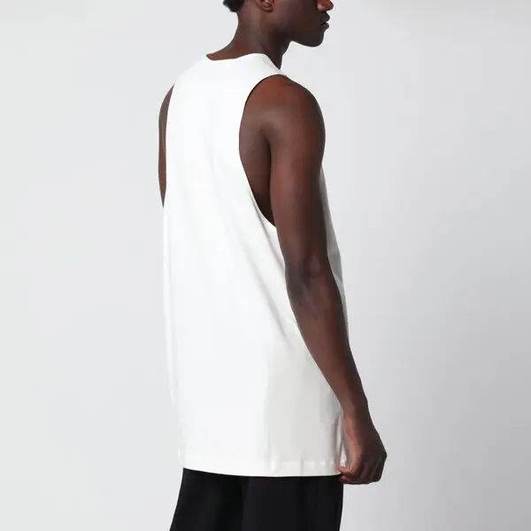 Fear Of God Essential Ivory Cotton Tank Top