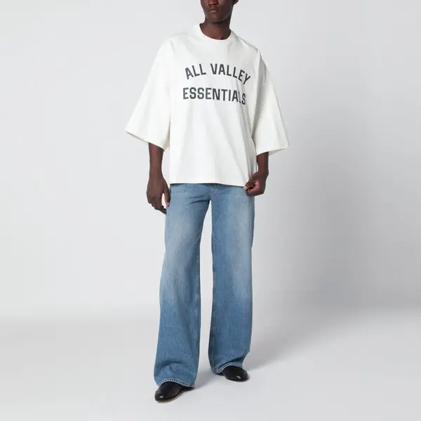 Fear Of God Ivory Cotton Merch T-shirt