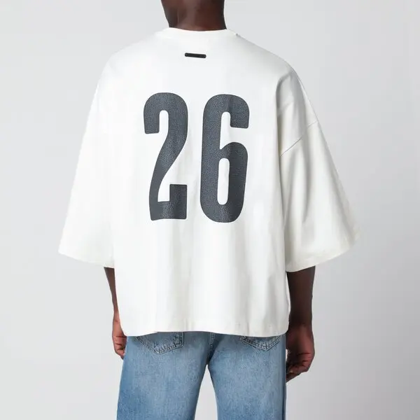 Fear Of God Ivory Cotton Merch T-shirt