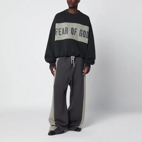 Fear Of God Dark Mélange Cotton Fleece Sweatshirt