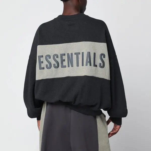 Fear Of God Dark Mélange Cotton Fleece Sweatshirt