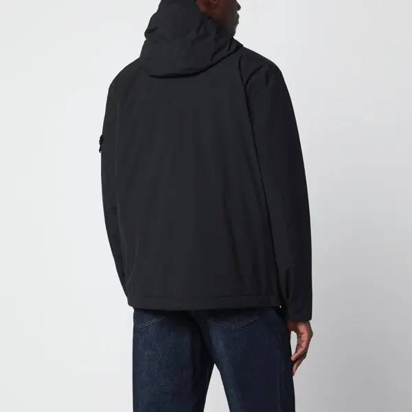 Stone Island Hooded Jacket In Technical Fabric