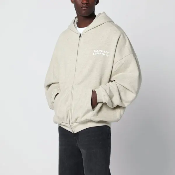 Fear Of God Mélange 90's Zip-up Hoodie - Beige