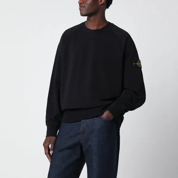 Stone Island Crewneck Sweatshirt In Organic Cotton