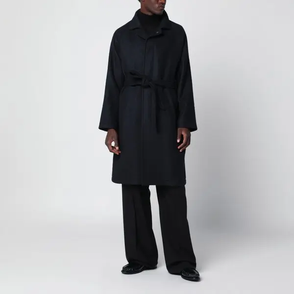 Tagliatore Wool-blend Coat With Belt