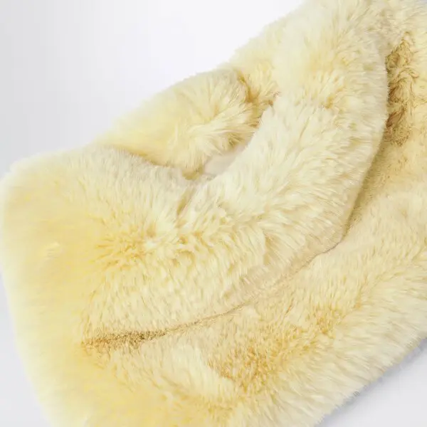 THE FRANKIE SHOP Light Faux Fur-effect Collar
