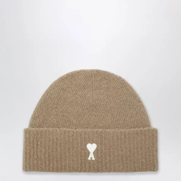 AMI Paris De Coeur Beanie In Wool Blend