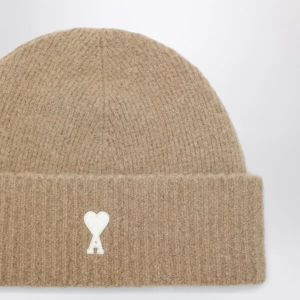 AMI Paris De Coeur Beanie In Wool Blend