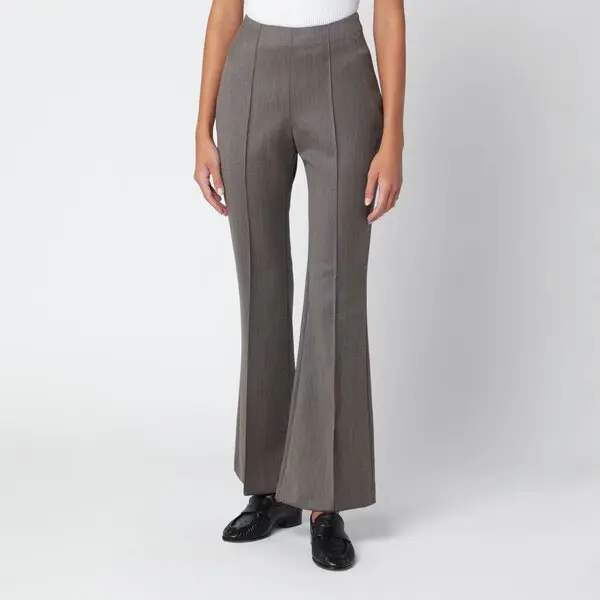 THE FRANKIE SHOP Dessa Mélange Wool Trousers