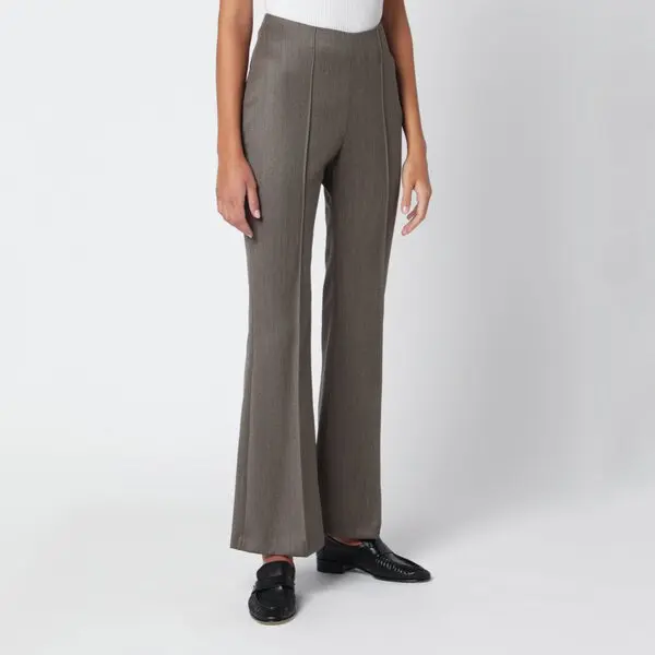 THE FRANKIE SHOP Dessa Mélange Wool Trousers