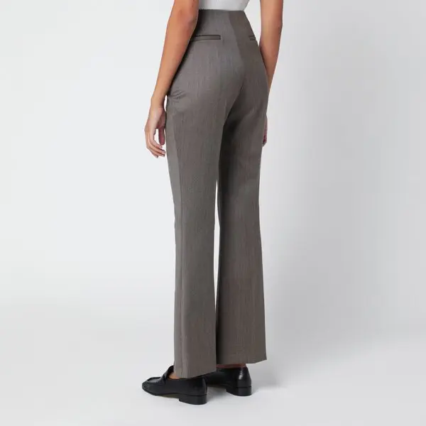 THE FRANKIE SHOP Dessa Mélange Wool Trousers