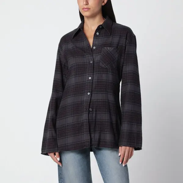 Our Legacy Daisy Checked Cotton Flannel Shirt