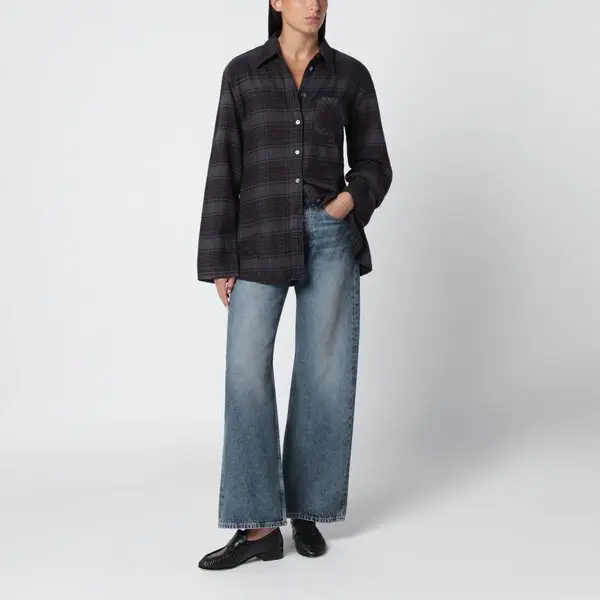Our Legacy Daisy Checked Cotton Flannel Shirt