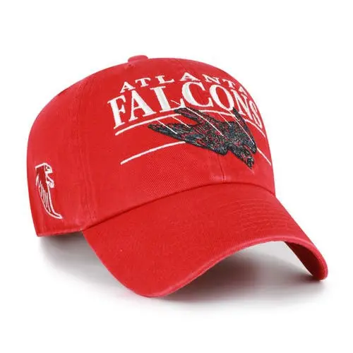 '47 Atlanta Falcons Throwback Graphic Clean Up Adjustable Hat - Red