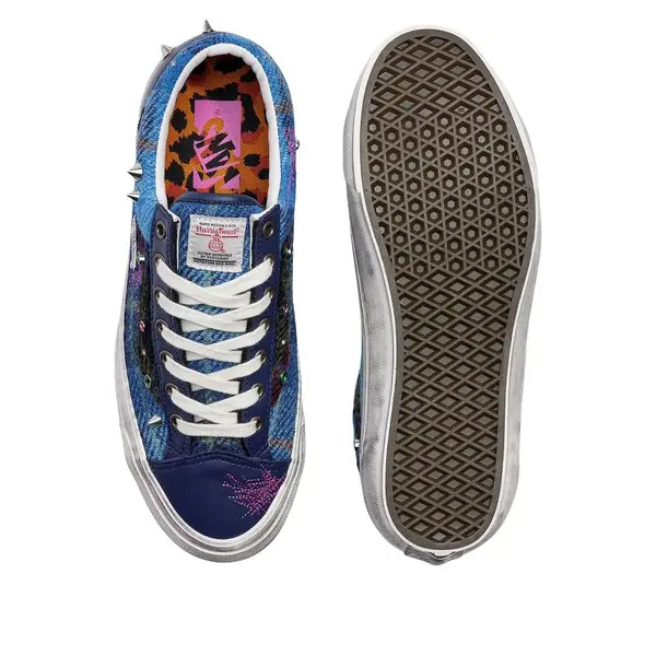 VANS X Harris Tweed Old Skool 'blue Multicolor