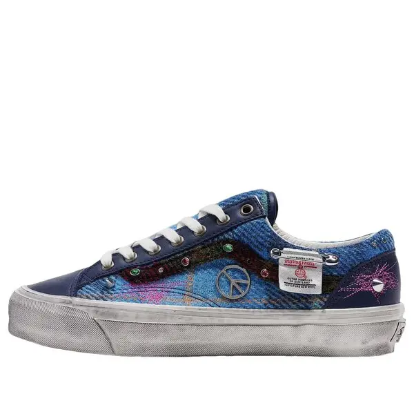 VANS X Harris Tweed Old Skool 'blue Multicolor