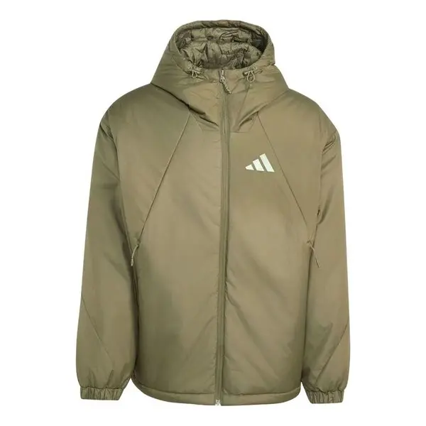 Adidas Multi Primaloft Insulated Hooded Jacket Asia Sizing - Olive Strata