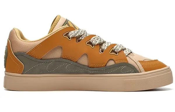 FILA FUSION Casper Skate Shoes 'orange Grey - Orange/grey