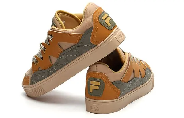 FILA FUSION Casper Skate Shoes 'orange Grey - Orange/grey