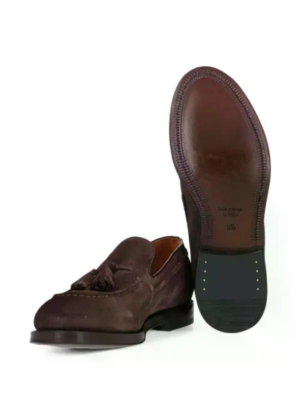 Al Duca D'aosta Tassel Suede Loafers