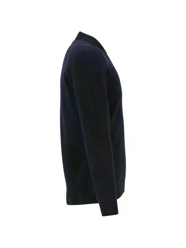 Al Duca D'aosta Ribbed-knit Polo Shirt