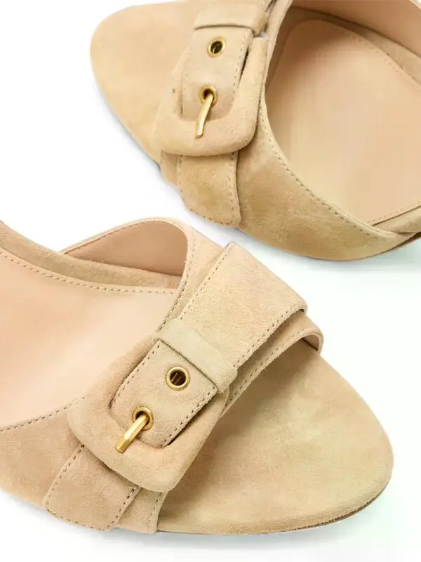 Veronica Beard Tia Buckle-detail Sandals