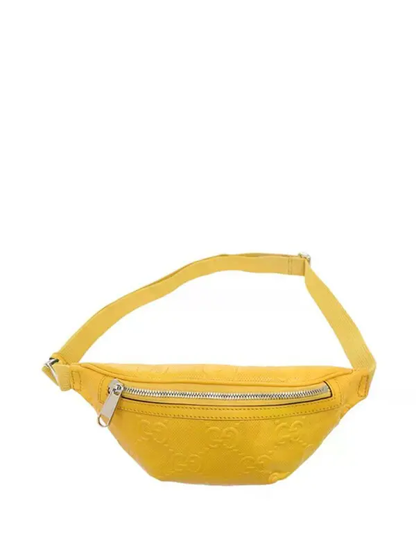 Gucci 2016-2026 Gg Embossed Belt Bag - Yellow