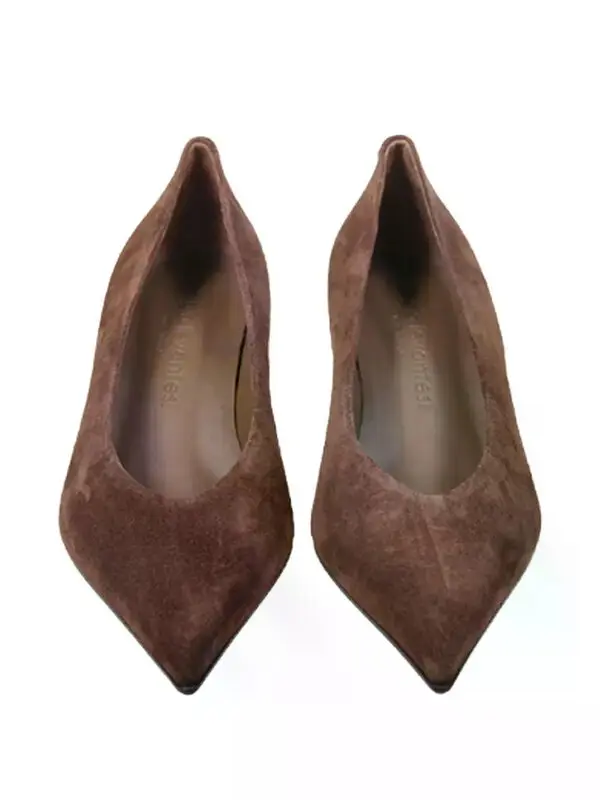 SERGIO LEVANTESI Pointed-toe Suede Pumps