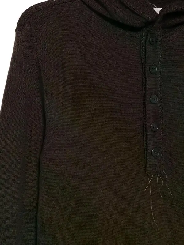 CAMIEL FORTGENS Balacalva Button-up Hoodie