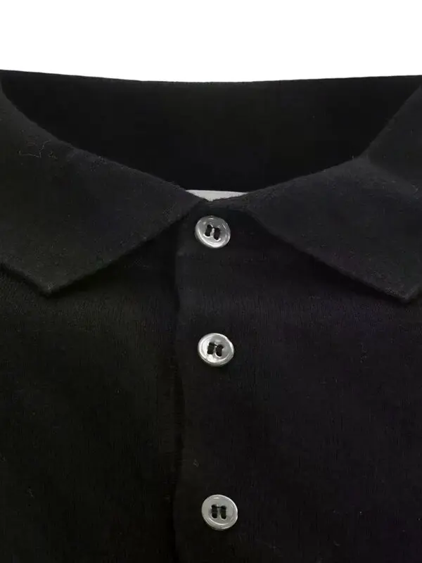 Al Duca D'aosta Long-sleeve Knitted Polo Shirt