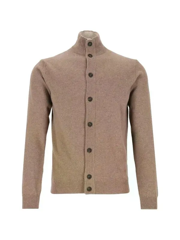 Al Duca D'aosta High-neck Button-up Cardigan