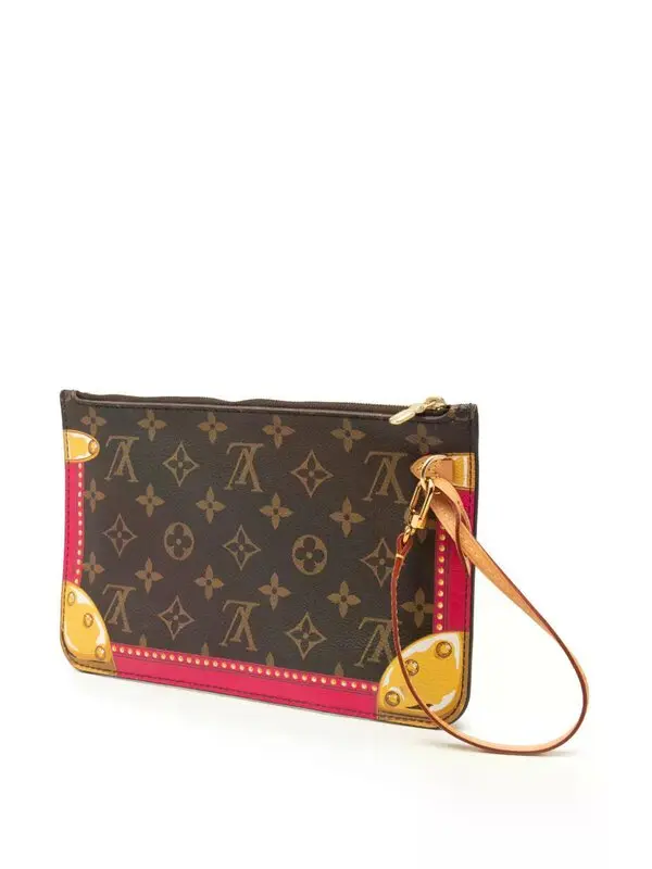 LOUIS VUITTON 2018 Monogram Summer Trunks Neverfull Mm Pouch