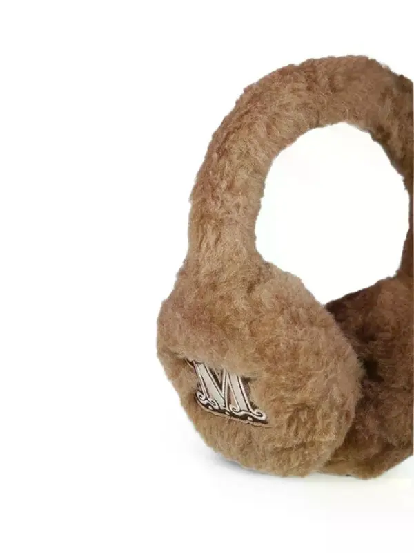 Max Mara Teddy Logo-embroidered Earmuffs