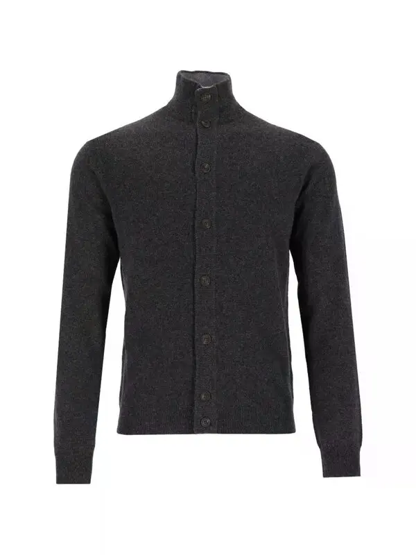 Al Duca D'aosta High-neck Button-up Cardigan