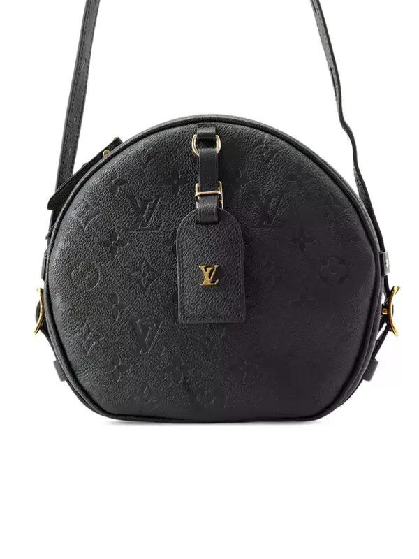 LOUIS VUITTON 2010-2026 Monogram Empreinte Boite Chapeaux Souple Mm Crossbody Bag - Black
