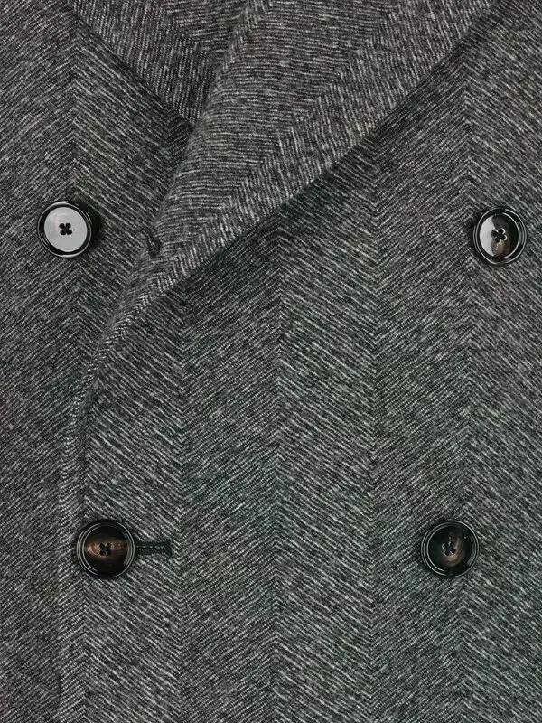 Tagliatore Herringbone Double-breasted Coat