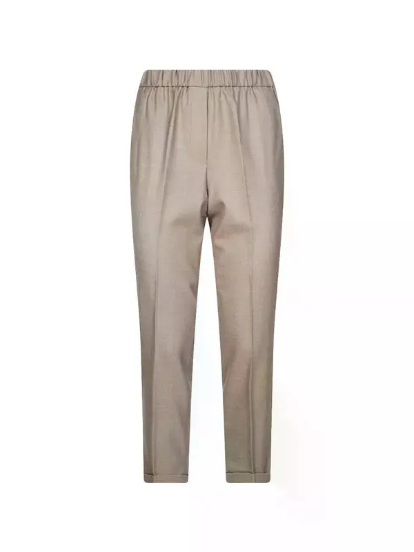 Antonelli Firenze Rosalba Elasticated-waistband Trousers - Neutrals