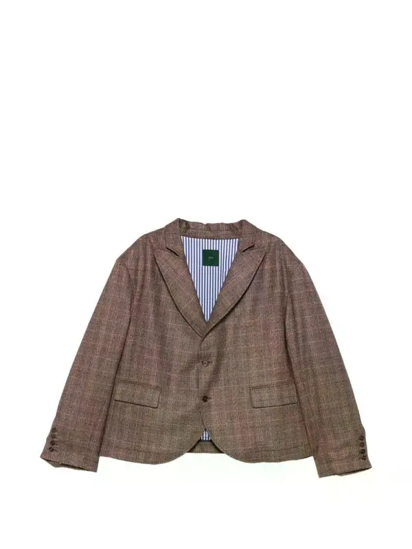 MAISON JEJIA Alba Check-pattern Notched-lapel Jacket