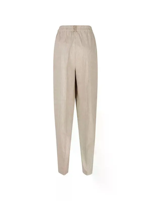 Fabiana Filippi Pressed-crease Elasticated-waist Trousers