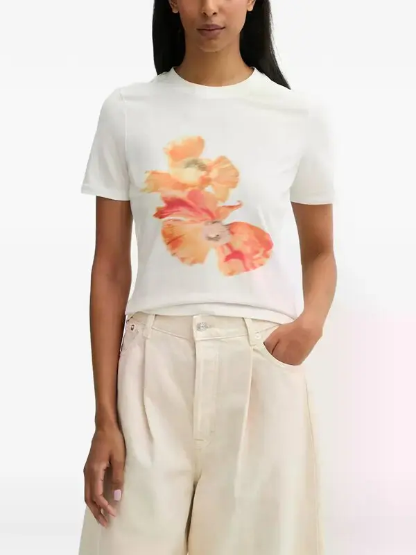 NEVER FULLY DRESSED Floral-print T-shirt