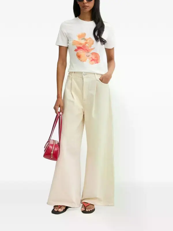 NEVER FULLY DRESSED Floral-print T-shirt