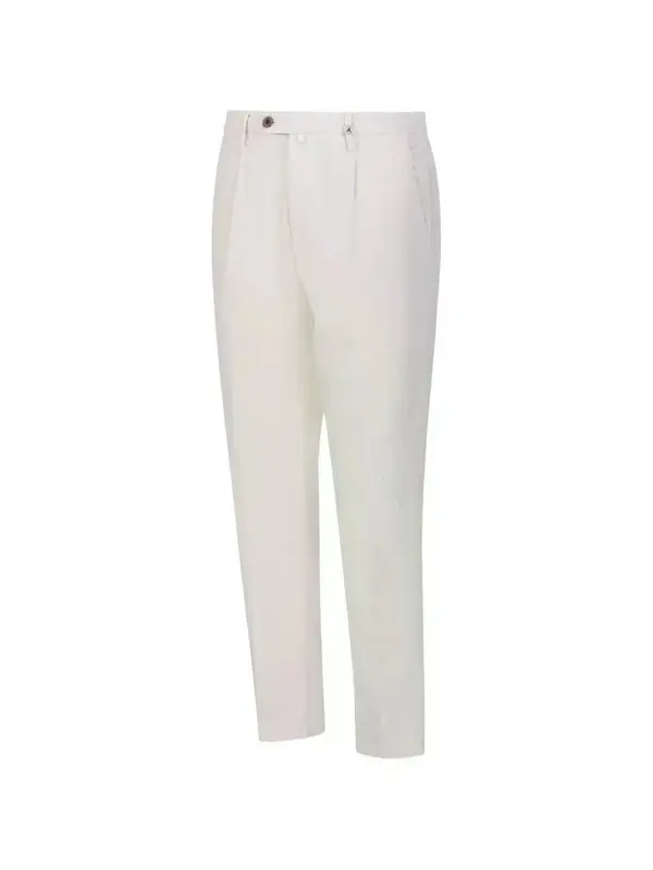 MYTHS Pleated Straight-leg Trousers