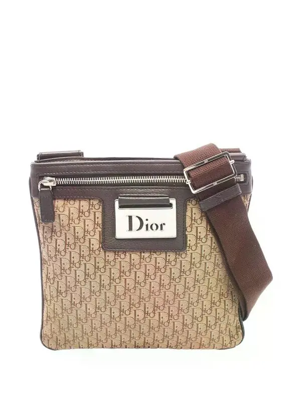 Dior 2007 Diorissimo Trotter Canvas Street Chic Crossbody Bag - Neutrals