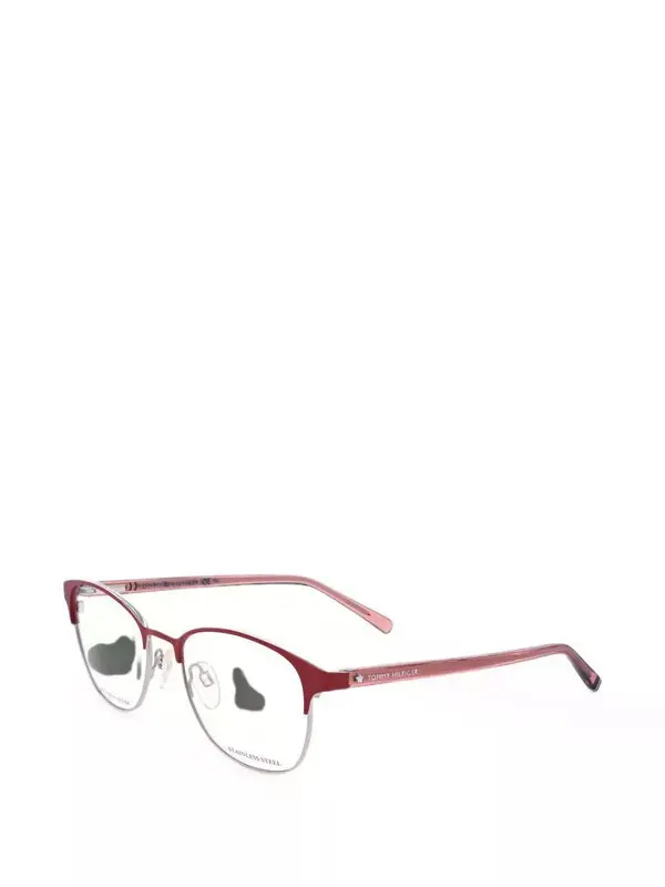 Tommy Hilfiger Round-frame Glasses - Red