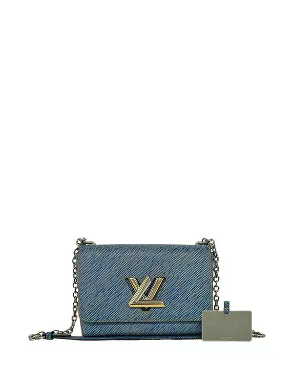 LOUIS VUITTON 2017 Epi Denim Twist Mm Crossbody Bag